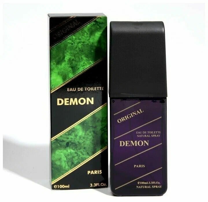 Туалетная вода Delta Parfum "Demon", мужская, древесно-фужерная, 100мл