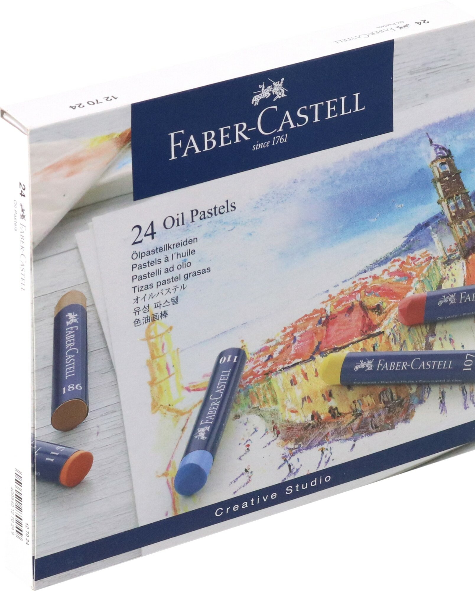 Пастель масляная художественная 24 цвета "Oil Pastels"