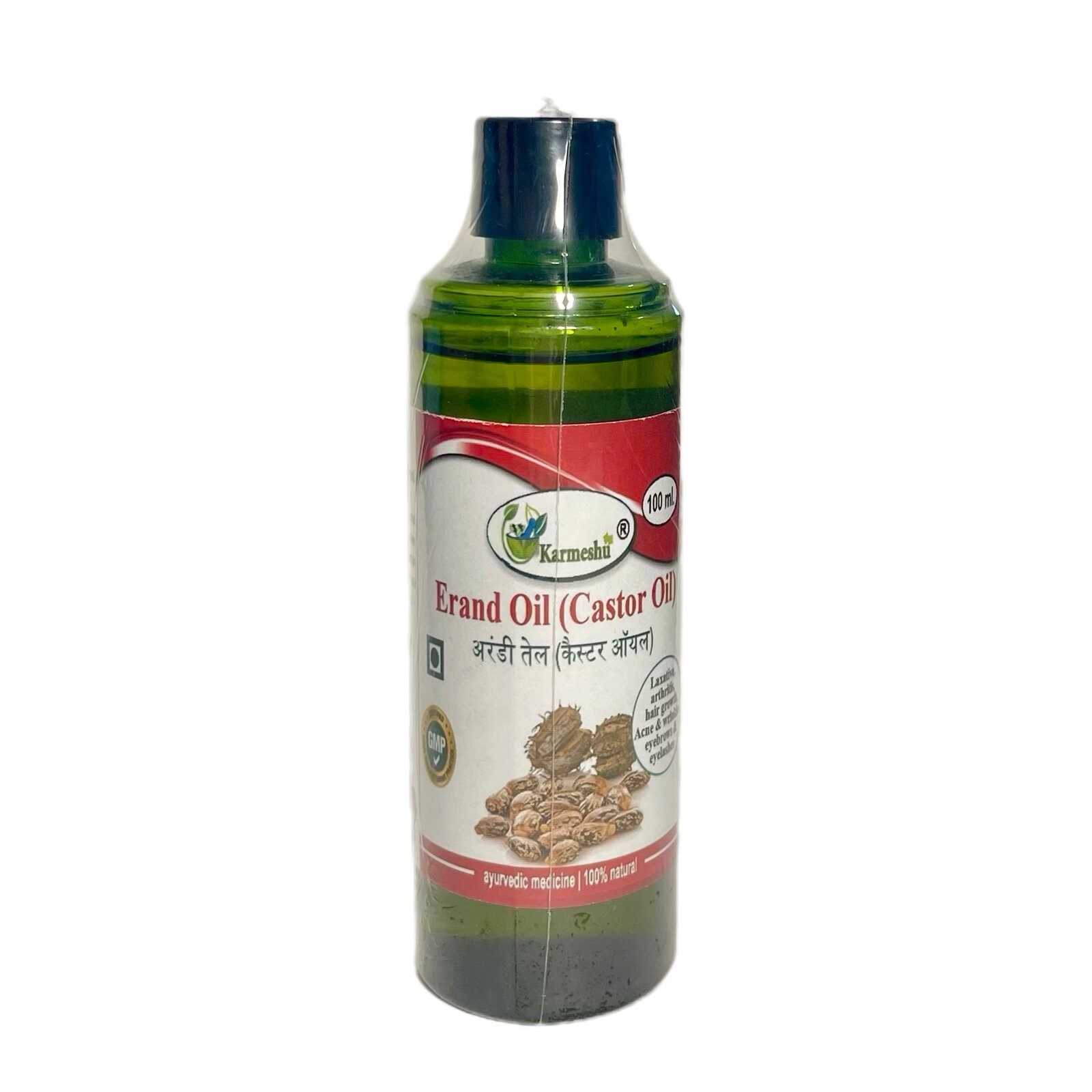 ERAND OIL (Castor Oil), Karmeshu (эранд ОЙЛ, Касторовое масло, Кармешу), 100 мл.