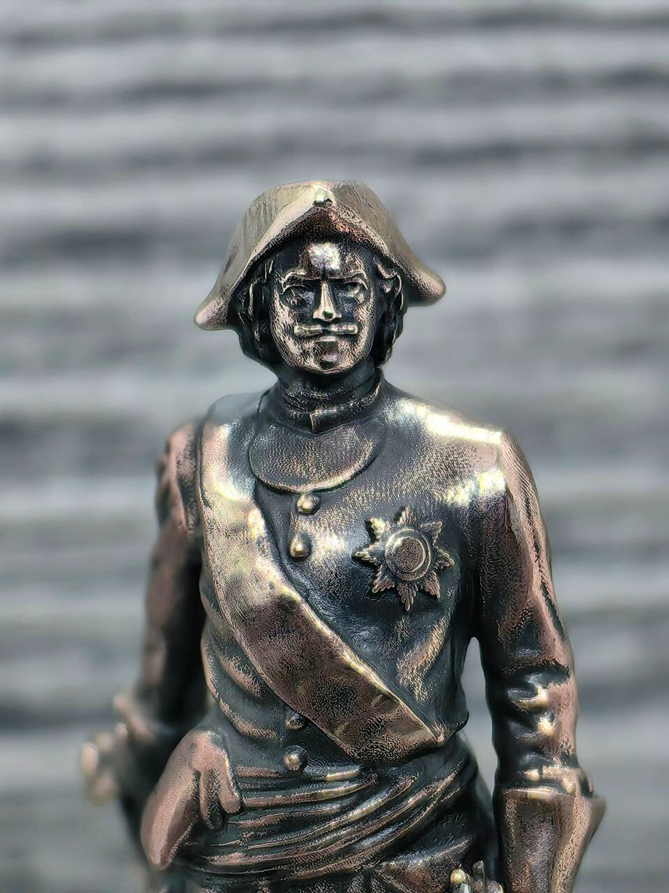 Статуэтка из бронзы "Пётр I" (6 см.)