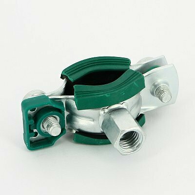 Хомут для труб Walraven Bifix G2 BUP М8/М10 1/2" ( ⌀ 20-23 мм) шумопоглощающий, EPDM, быстрый замок