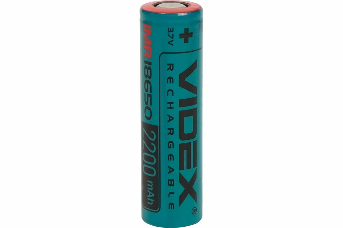 Videx VID-IMR18650-2.2-NP 18650 IMR 2200mAh 22A без защиты высокотоковый аккумулятор