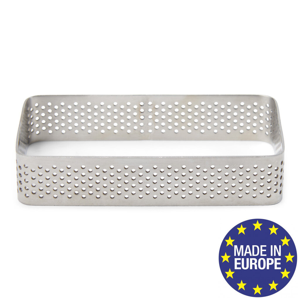 Форма кондитерская Patisse 10х6х2 см, перфорированная, для выпечки