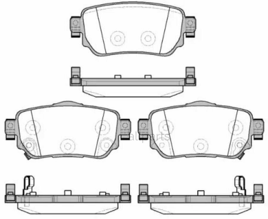 ROAD HOUSE 2158202 Колодки торм. дисковые Nis Qashqai (13-)