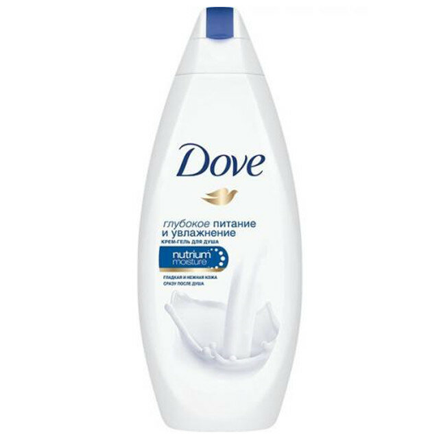 DOVE крем-гель для душа Глубокое питание и увлажнение, 250 мл интенсивный уход за кожей