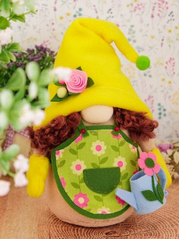 Набор для шитья Перловка #ГД-18 Миссис Гарден, 17 см