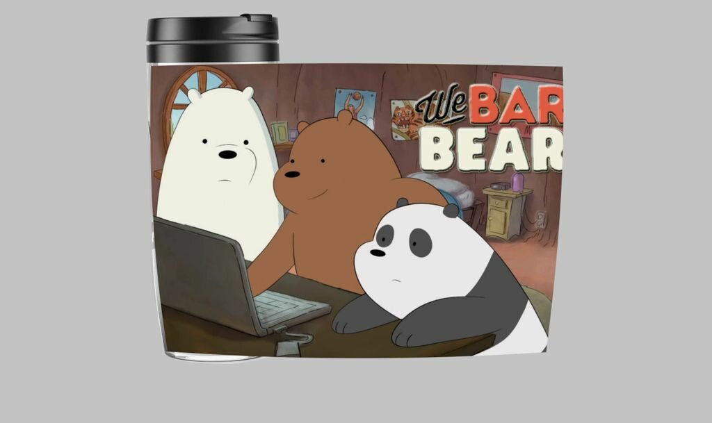 Термокружка Вся правда о медведях/ We Bare Bears №25