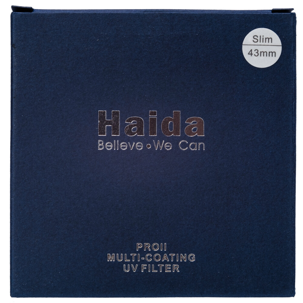 Светофильтр ультрафиолетовый защитный Haida Slim MC-UV PRO II 43mm