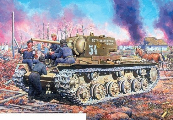 ЕЕ35086 КВ-1 обр.1942 поздняя версия Тяжелый танк