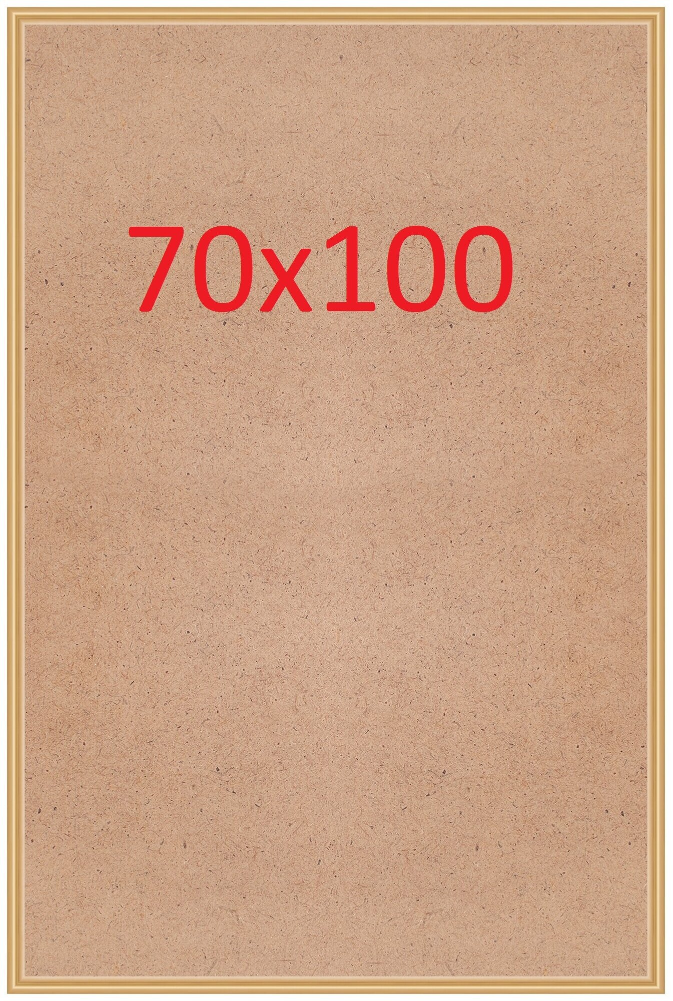 Фоторамка Нельсон "алюминий (70х100) матовое золото "