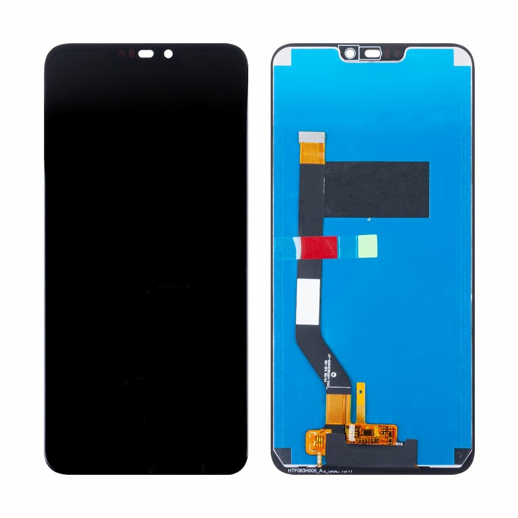 Дисплей для смартфона Huawei Honor 8C в сборе с тачскрином Черный - OR