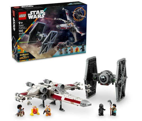 Конструктор LEGO Star Wars 75393 TIE-истребитель и гибрид X-Wing (Lego 75393)