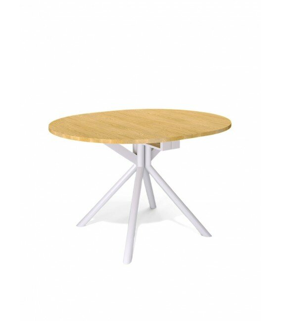 Стол KENNER DO1100 белый/дуб светлый