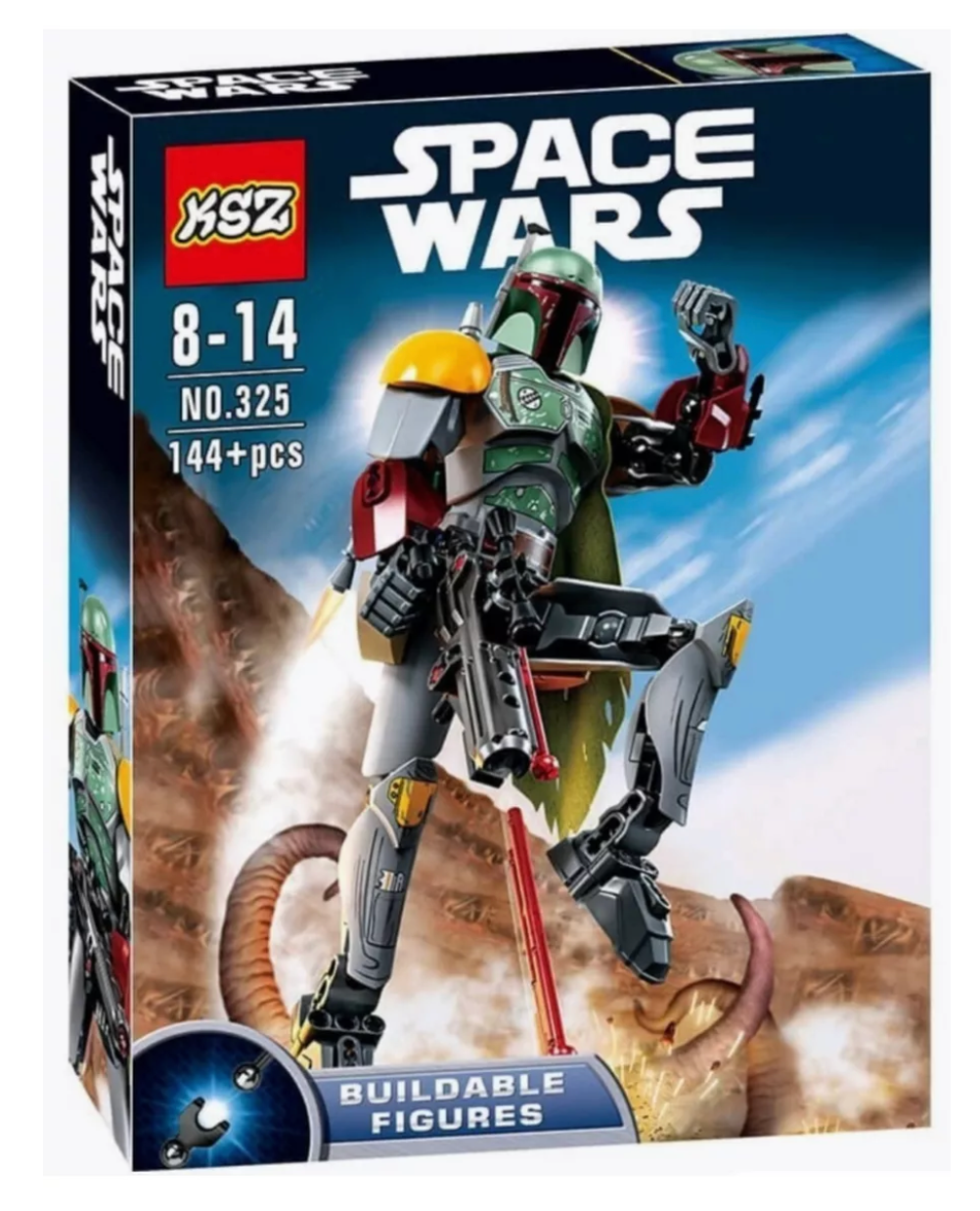 Конструктор Звездные войны Боба Фетт - 325 деталей/совместим с конструктор Lego