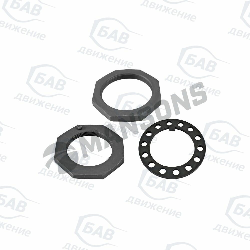 Гайка ступицы M65x1.5x10 SW85 (2 гайки и стопор) ROR TM20000/22500/25000 780.094 MANSONS