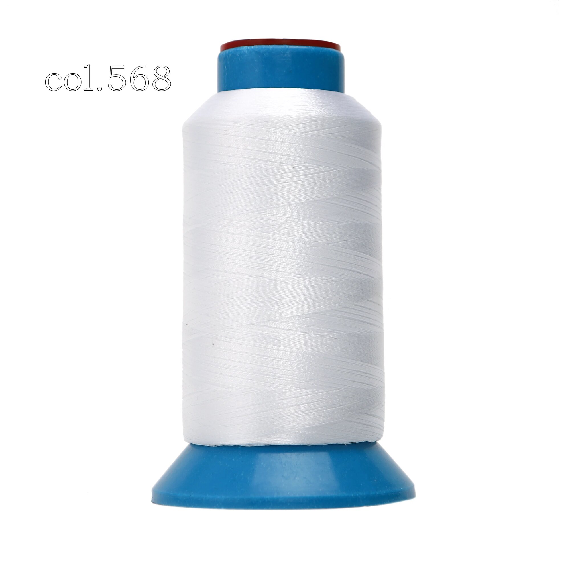 Вышивальная нить Amo 60WT White 568, 75D/2, 4000 м