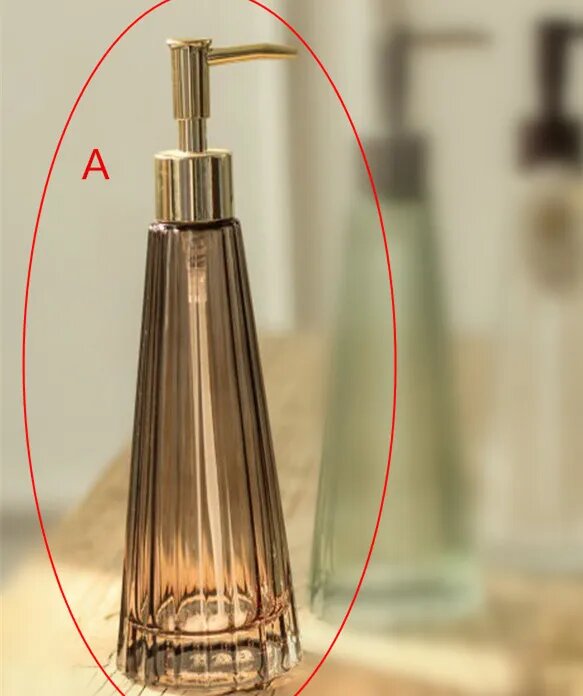 Стеклянная бутылка для мыла, цвет 1piece bottle A