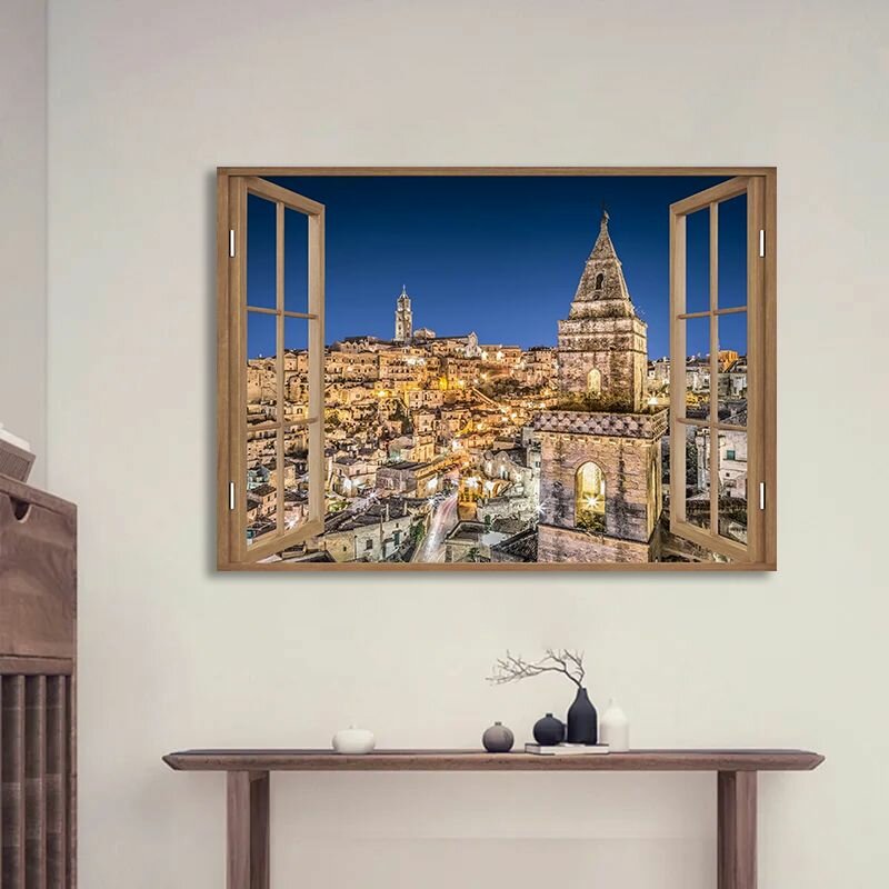 Картина ВсеКартины. тут "Окно с видом", на подрамнике, 30x40см