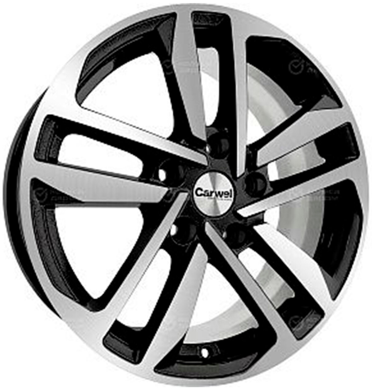 Диски легковые литые 6.5*16 5*108 et50 h63.35 Carwel Шунет ABT(цвет)