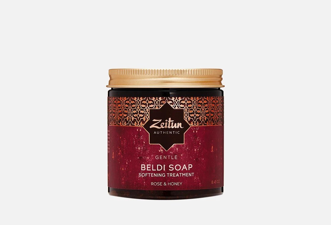 Мыло бельди для лица и тела Beldi soap with Honey and Damascus rose for dry skin 250 мл