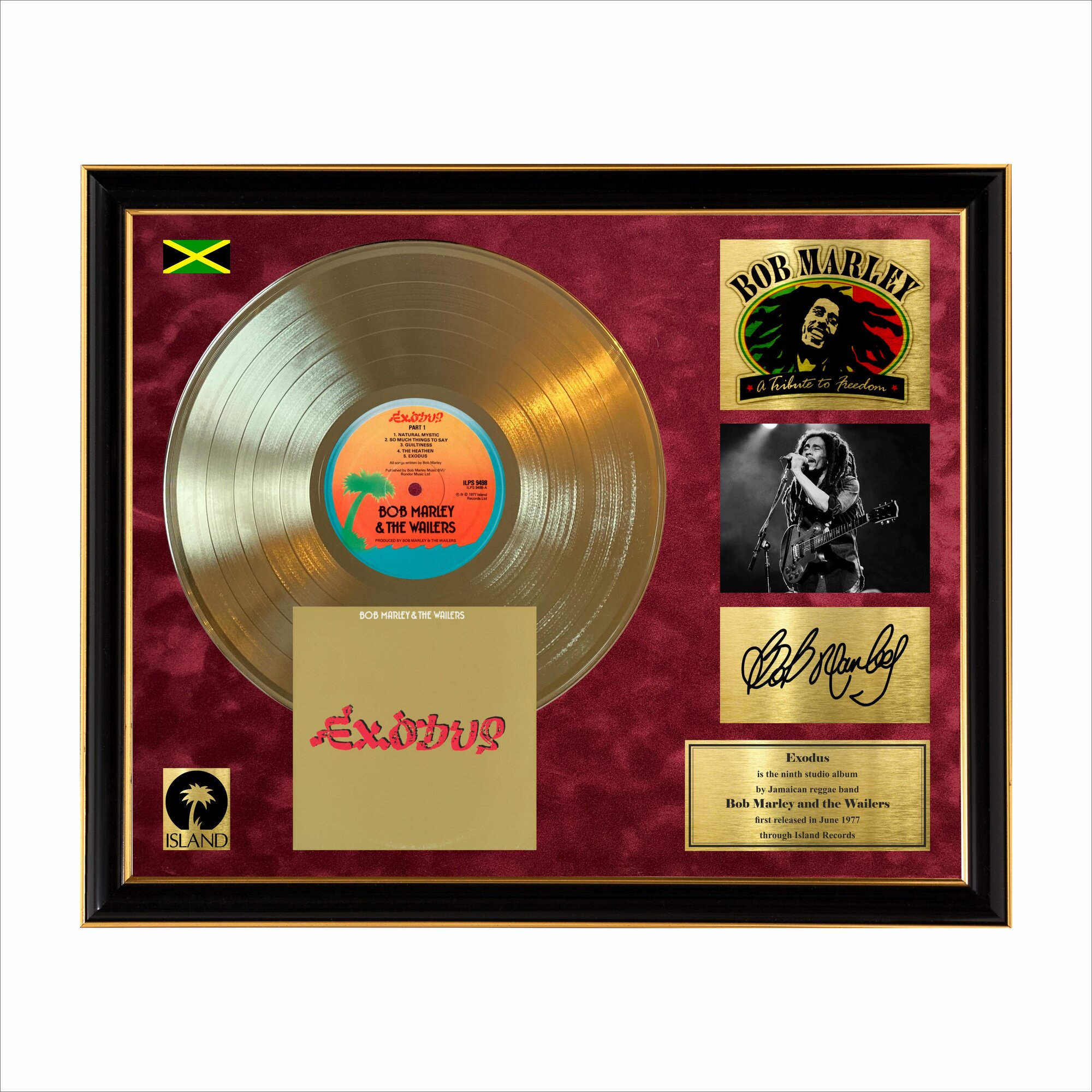 Боб Марли Золотая виниловая пластинка