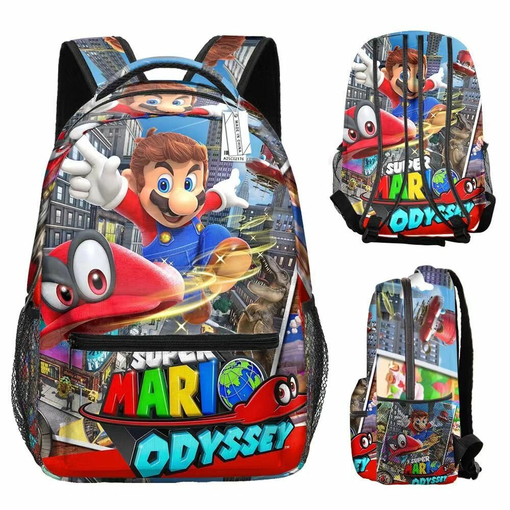 Super Mario - Рюкзак с полной печатью