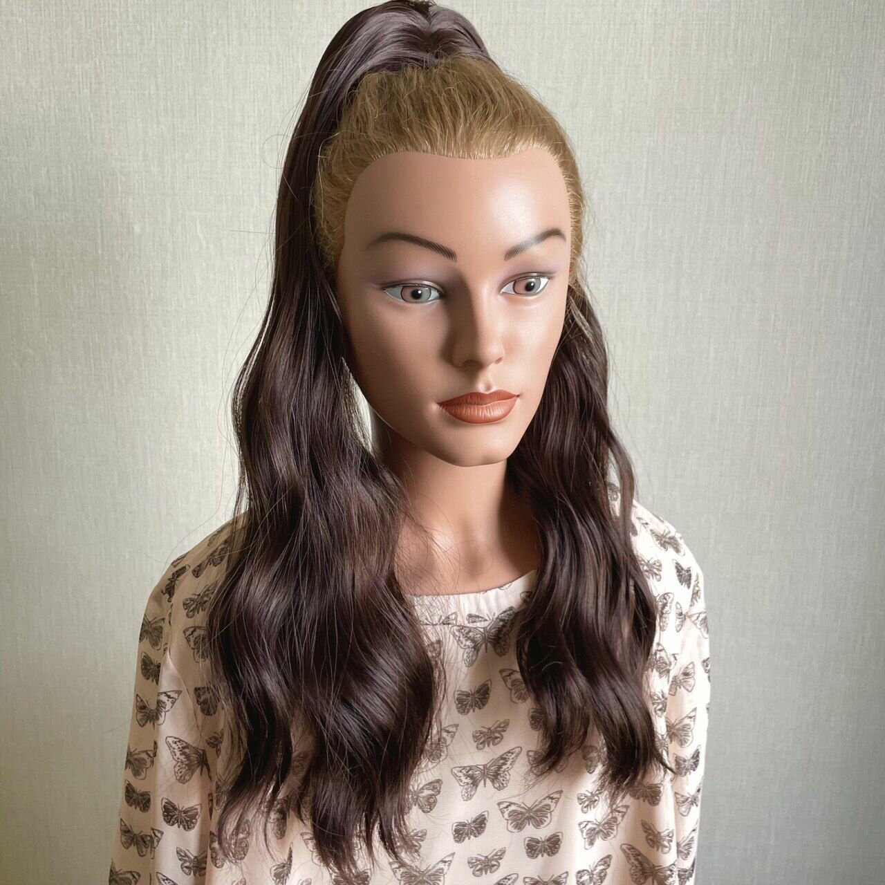 Хвост шиньон AMERA NABORVOLOS #4, волнистые искусственные волосы, на крабе, длинные