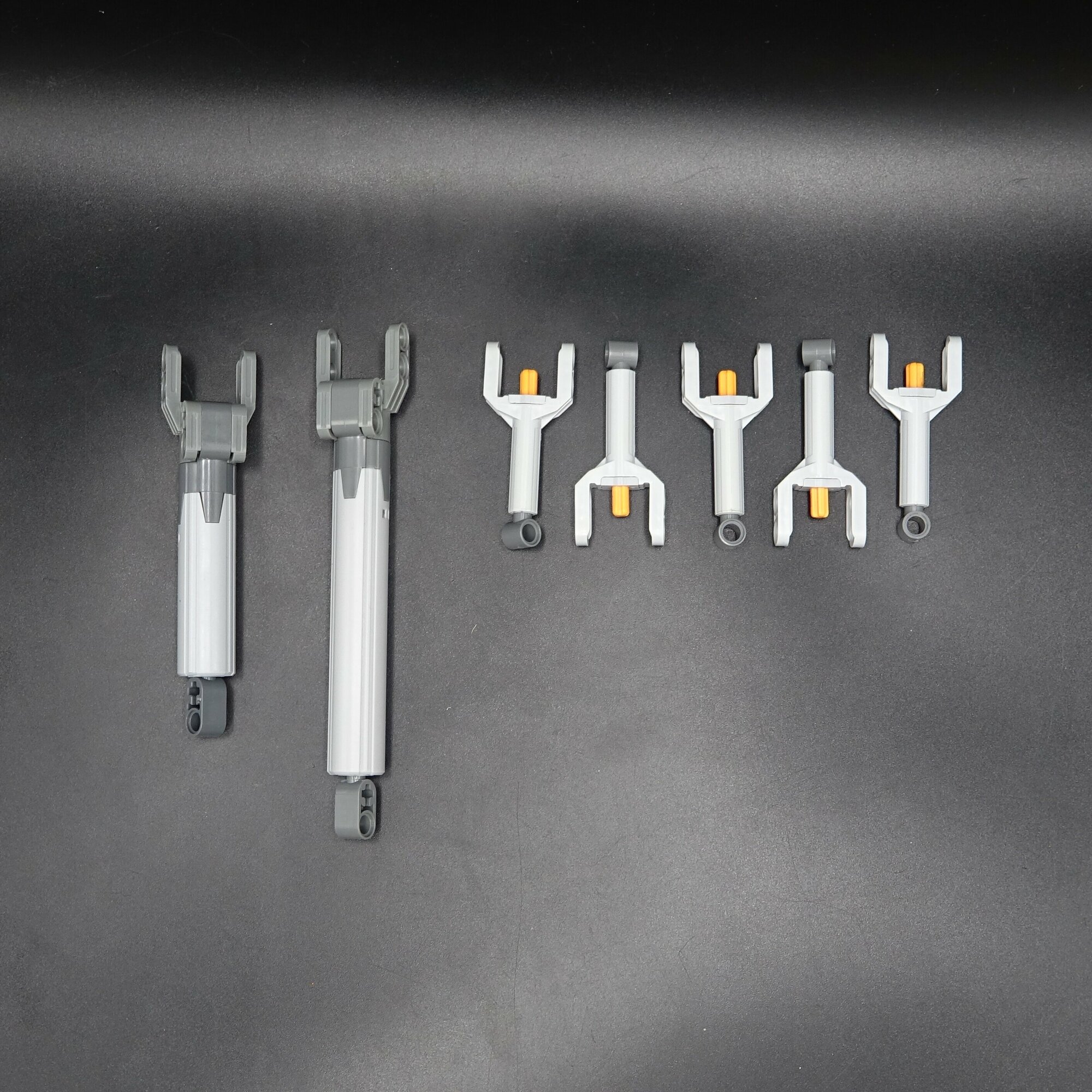 Набор линейных актуаторов Small, Medium, Long Technic 61927, 40918, 92693c01, комплект 7 штук