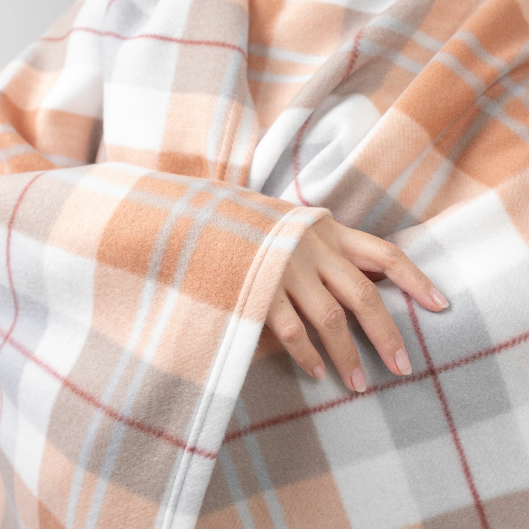 Плед 130х150 флисовый средней толщины Wellness