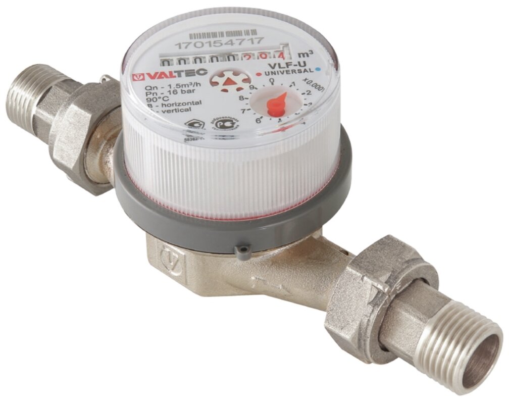 Комплект счетчиков VALTEC VLF-15U, L110, Ду15