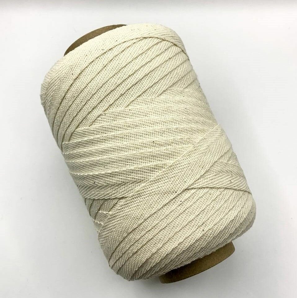 Лента киперная LenTes, 15мм, суровая белая, 100м