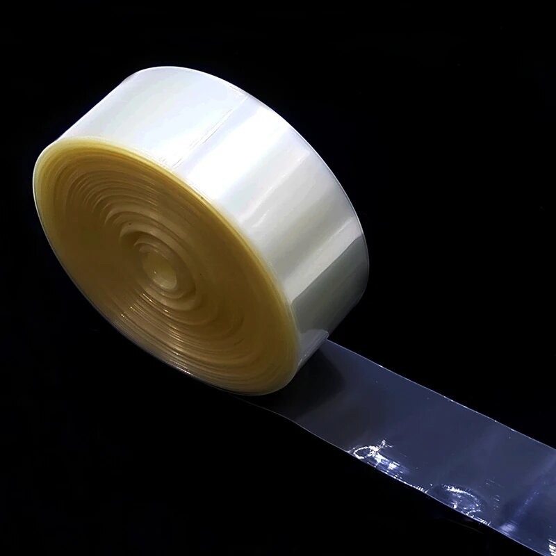 Термоусадочная трубка ПВХ синяя 30-85 мм 2 метра Width 32mm, Чистый, 2 meter