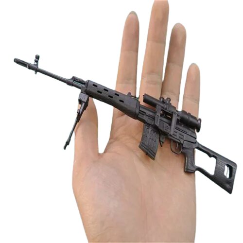 Пластиковый набор модели СВД 1:6 Серый, SVD-2