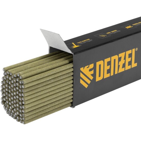 Denzel Электроды DER-46 GoldLine, диам. 3 мм, 2,5 кг, рутил-целлюлозное покрытие, , 97506