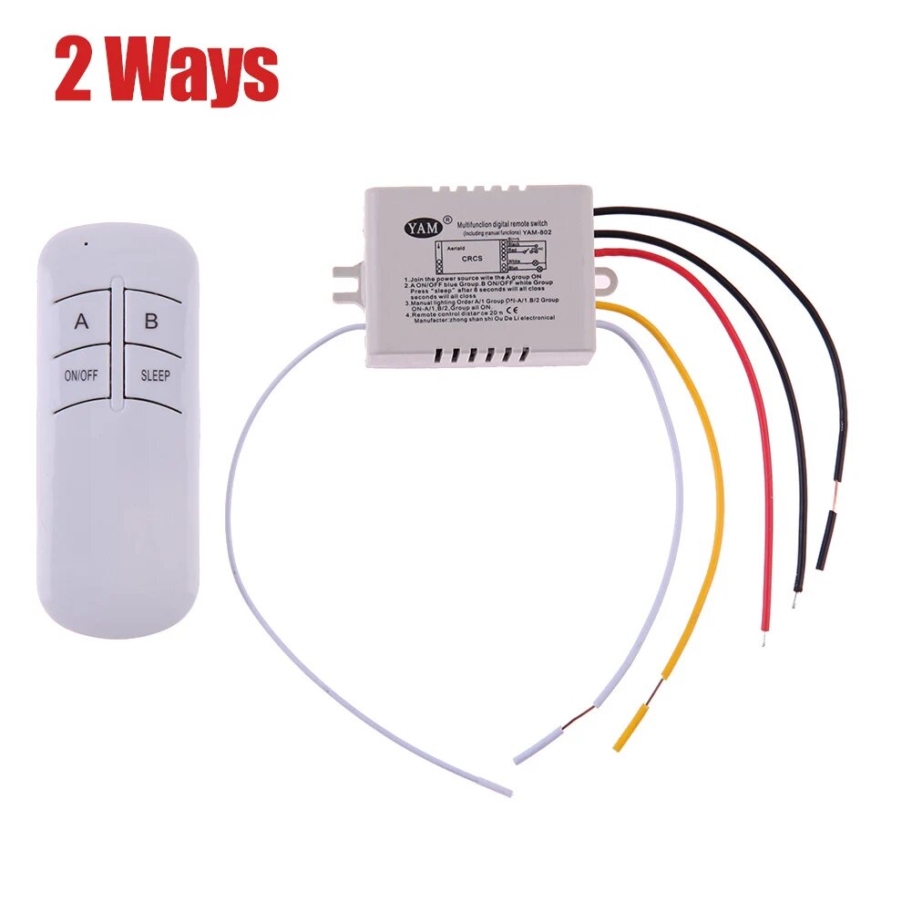 Беспроводной переключатель VKTECH 2/3 каналов 220В Two Way