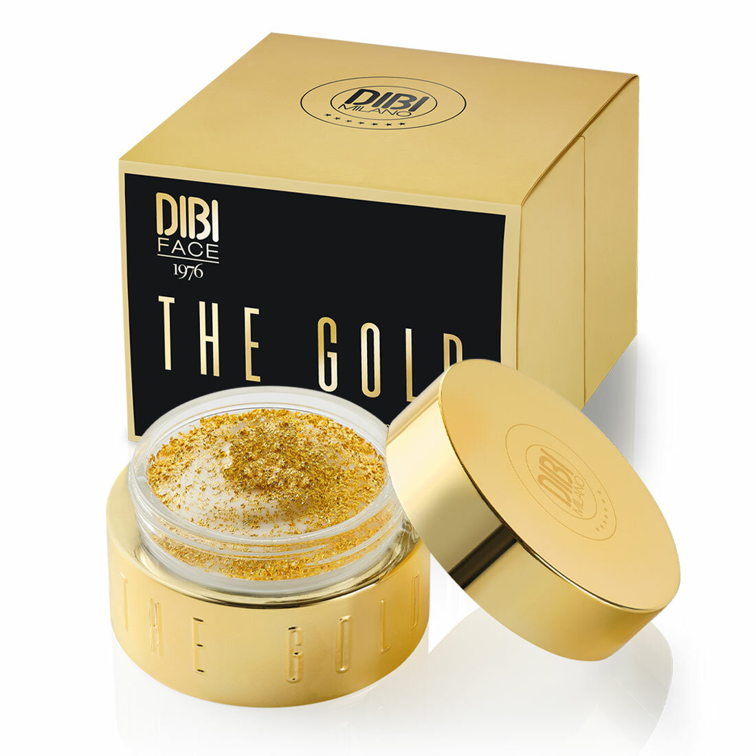 DIBI Milano THE GOLD Крем для лица Crema Oro di Giovinezza, Pro-Age уход с биоконъюгированным золотом и пептидами, 45 мл в красивой коробке