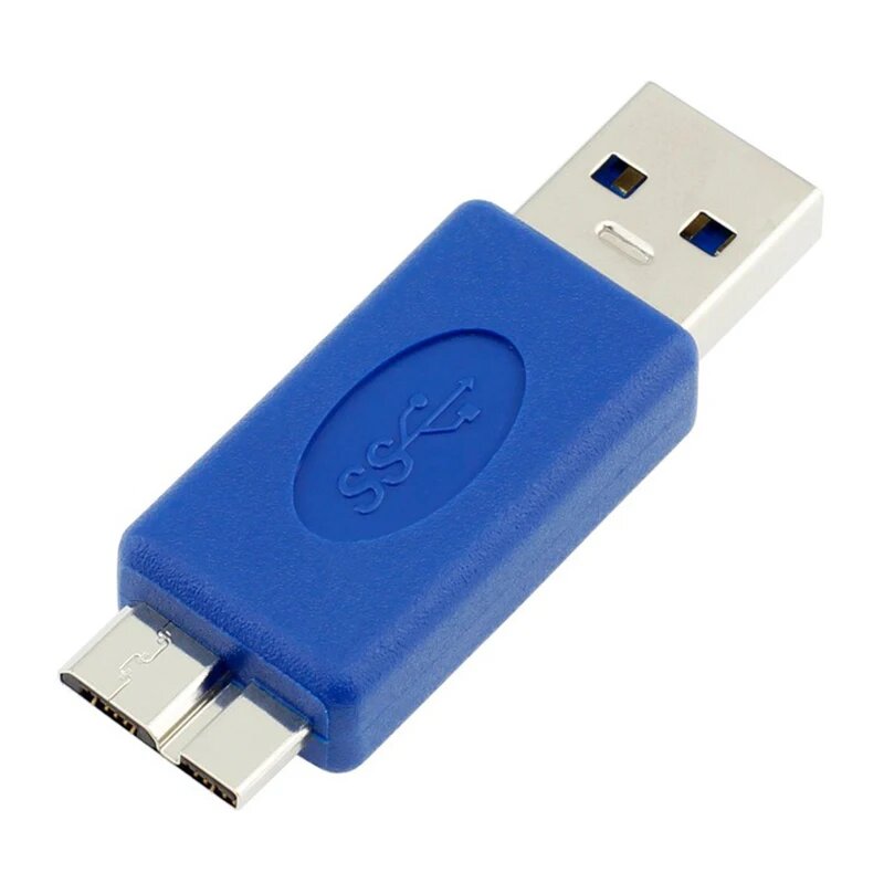 USB 3,0 Тип «Папа-папа» USB 3,0 Micro B Штекерный разъем USB к микро-usb B адаптер USB3.0 конвертер адаптера переменного тока AM to Micro B