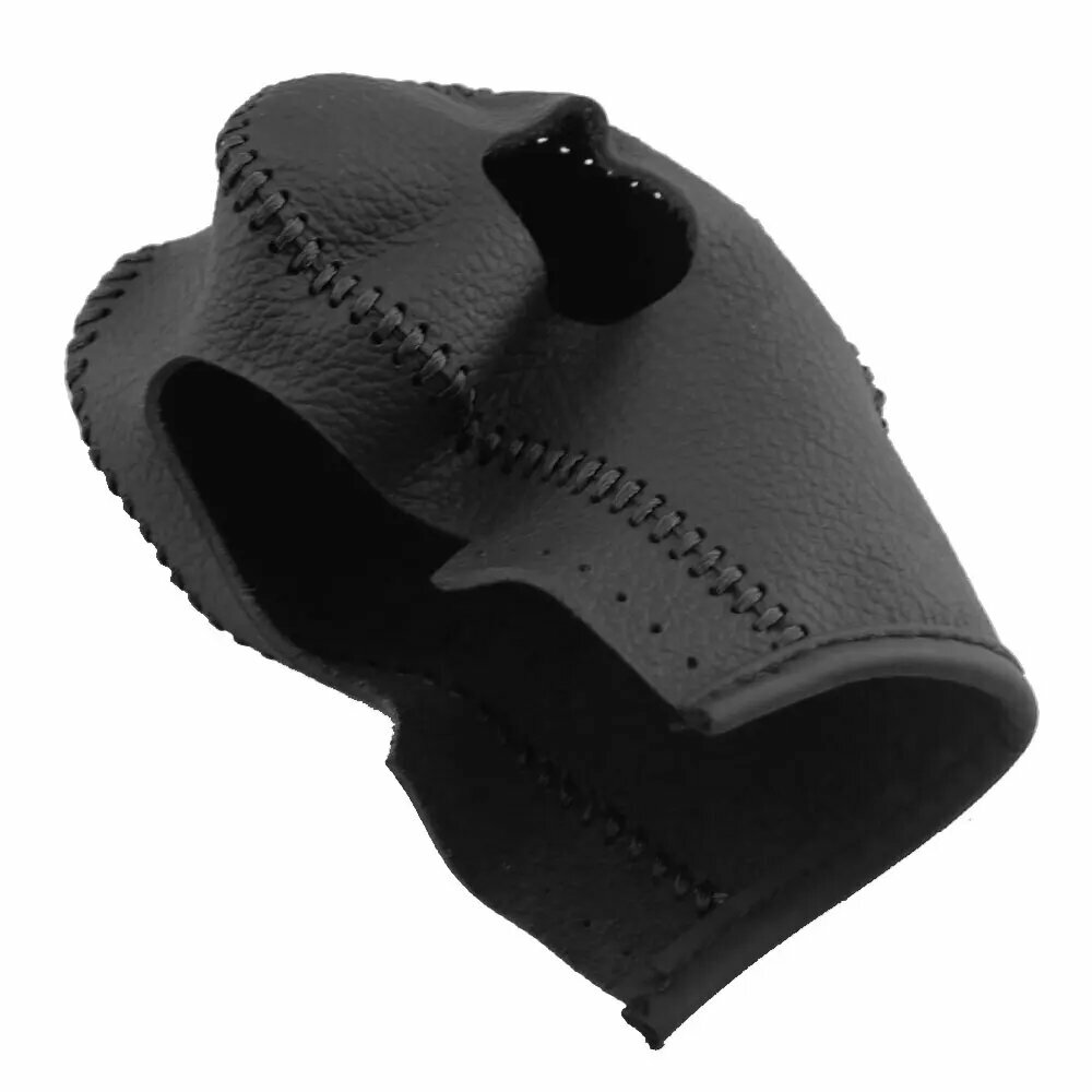 Кожаный чехол для ручки переключения передач, чехлы для ручного тормоза для Ford Focus 3 MK3 LHD 2012-2018, аксессуары Black Line Knob