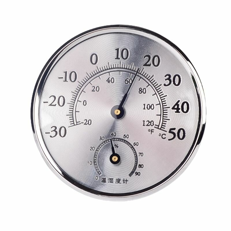 Указатель термометра-Гигрометра бытовой термометр-Гигрометр-серебристый