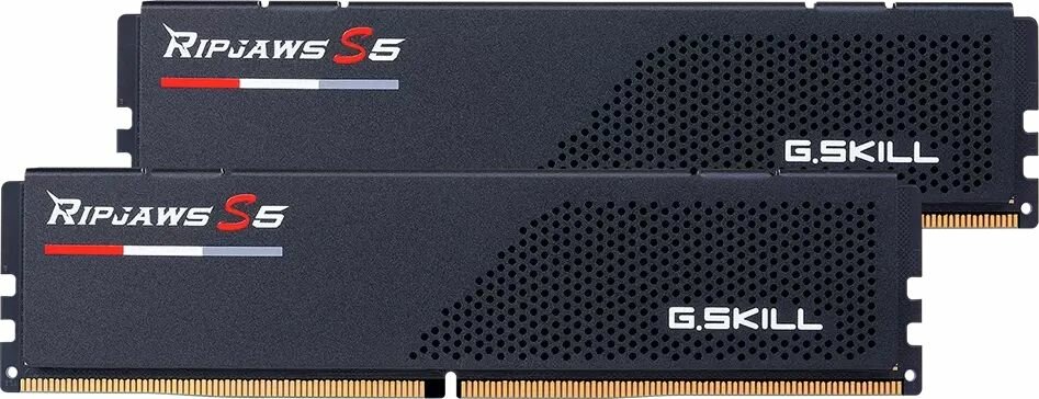 Модуль оперативной памяти G.Skill Модуль памяти DDR5 RIPJAWS S5 64GB (2x32GB) 5200MHz CL40 (40-40-40-83) 1.1V / F5-5200J4040A32GX2-RS5K / Black