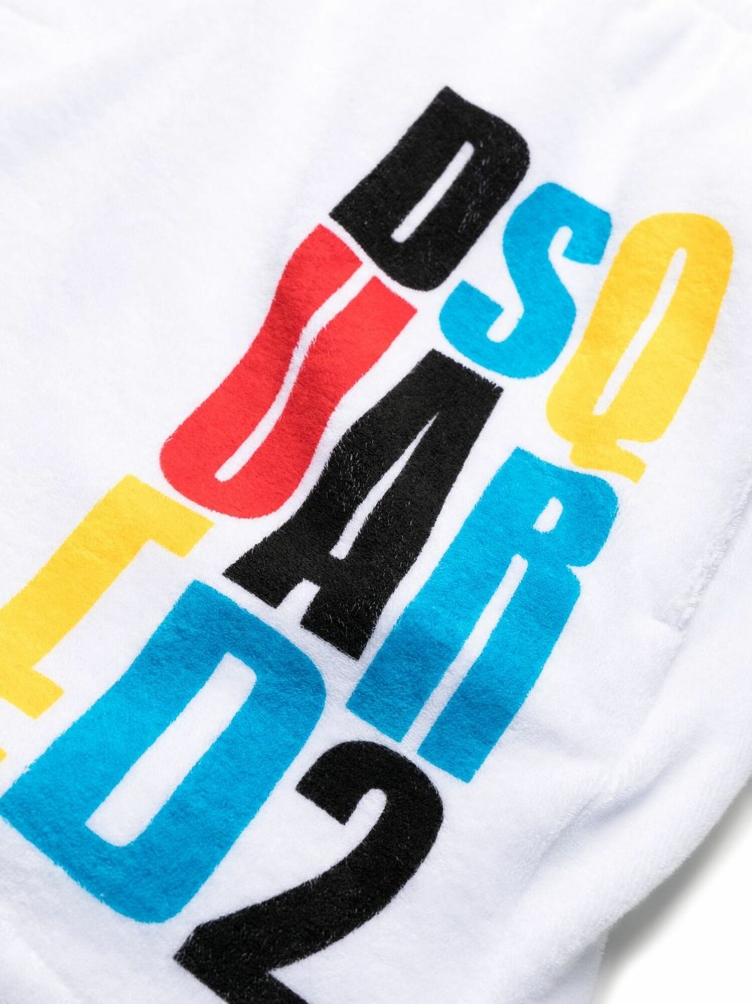 Шорты для плавания DSQUARED2, размер 50, бежевый/белый — фото 1