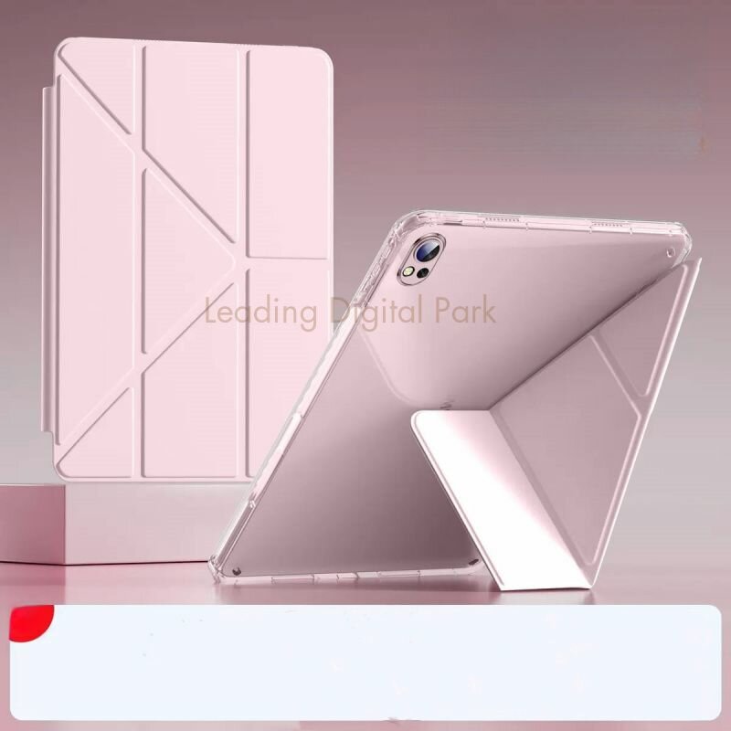 Применимо к Huawei Matepad 12X (12 дюймов PaperMatte 2024, Model: BKY-W09) Прозрачный Y-образный магнитный защитный чехол для планшета с гнездом для ручки