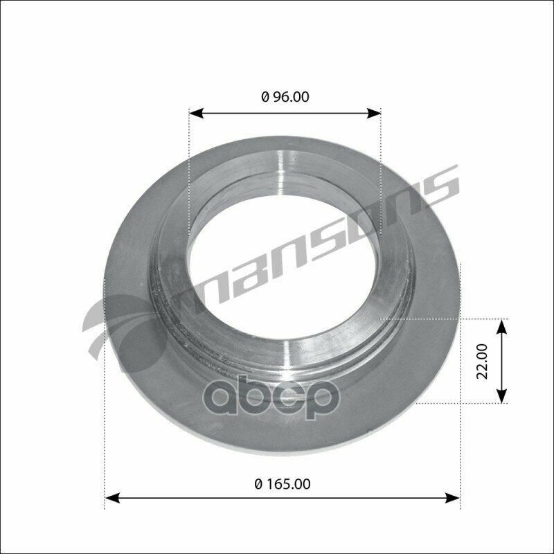 Кольцо BPW ступицы упорное (96x120/128/165x22) MANSONS Mansons арт. 300.094