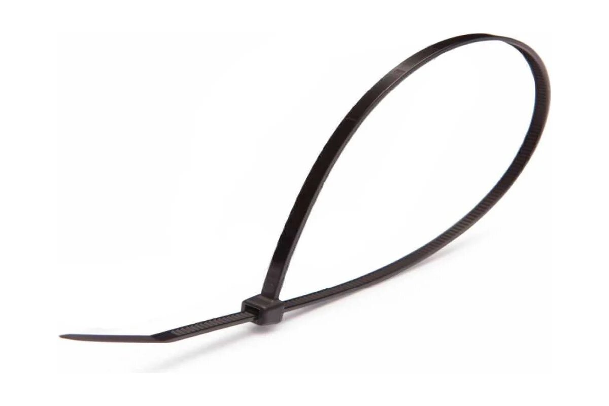 Нзэтк Нейлоновый хомут 2.5x100 мм черный 99636 для крепления кабелей и проводки