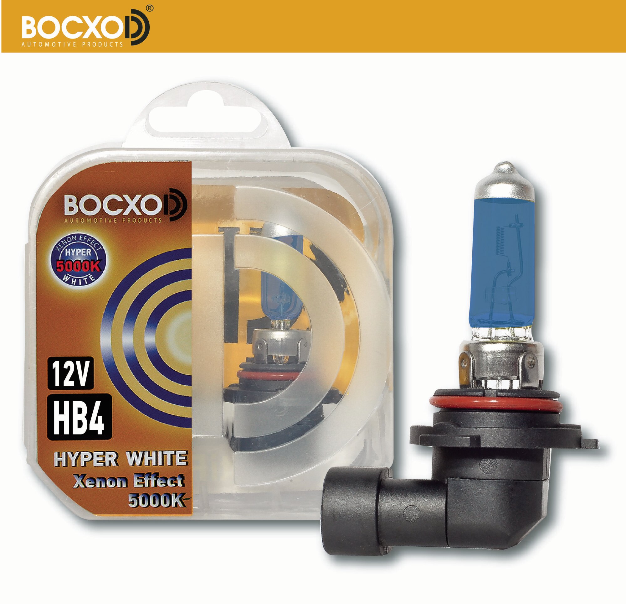 Лампа автомобильная восхоd HB4 12v 51w P22d (уп. 1/6 (комп.2шт. ) 80904 Hyper White ( 5 000 кельвинов )