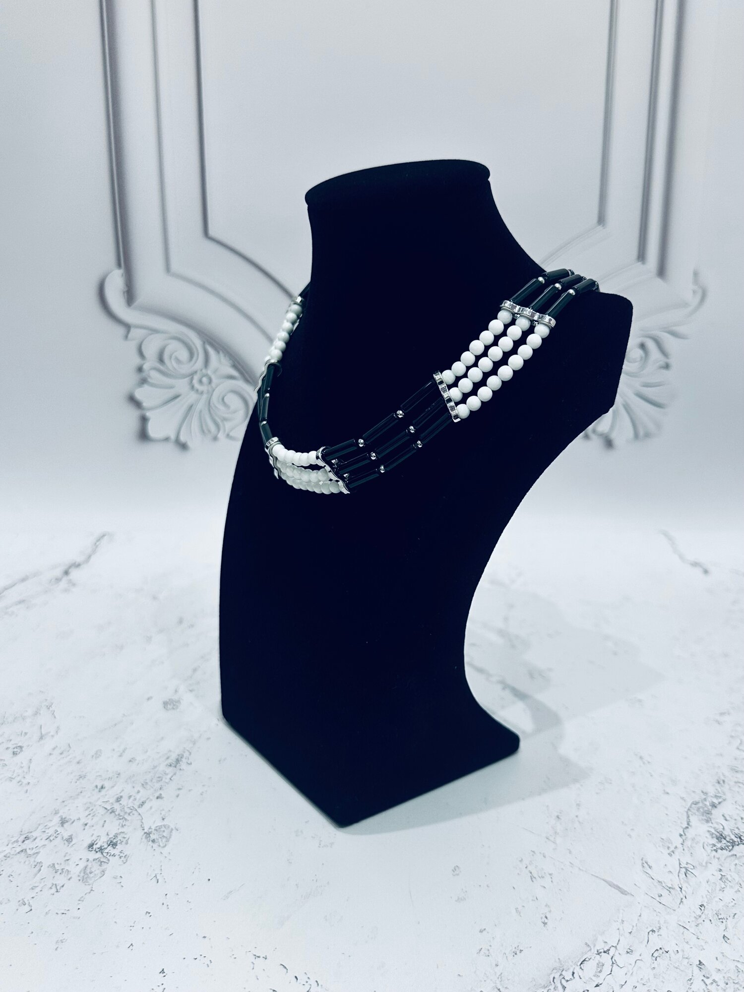 Колье, агат