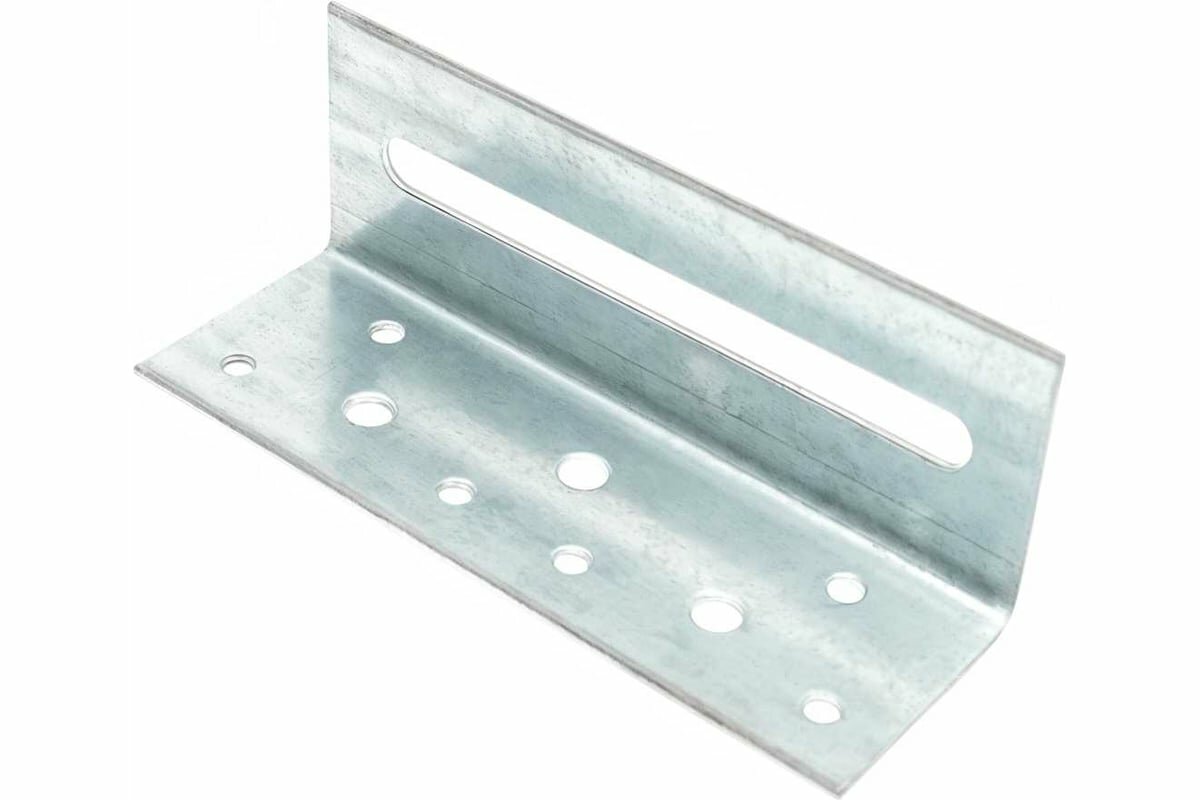 Крепежный уголок Gigant скользящий 40x120 цинк 123875