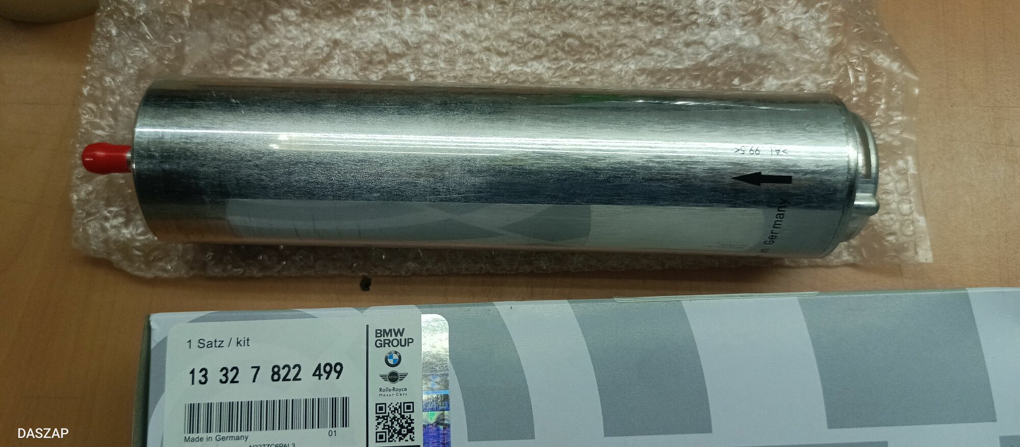 Bmw топливный фильтр арт. 13327822499, 1шт