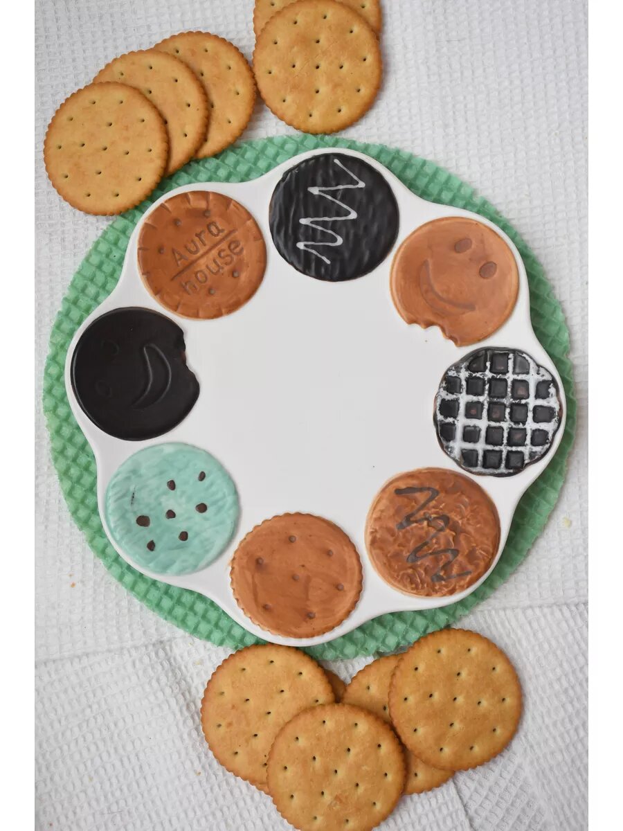 Посуда в форме печенья