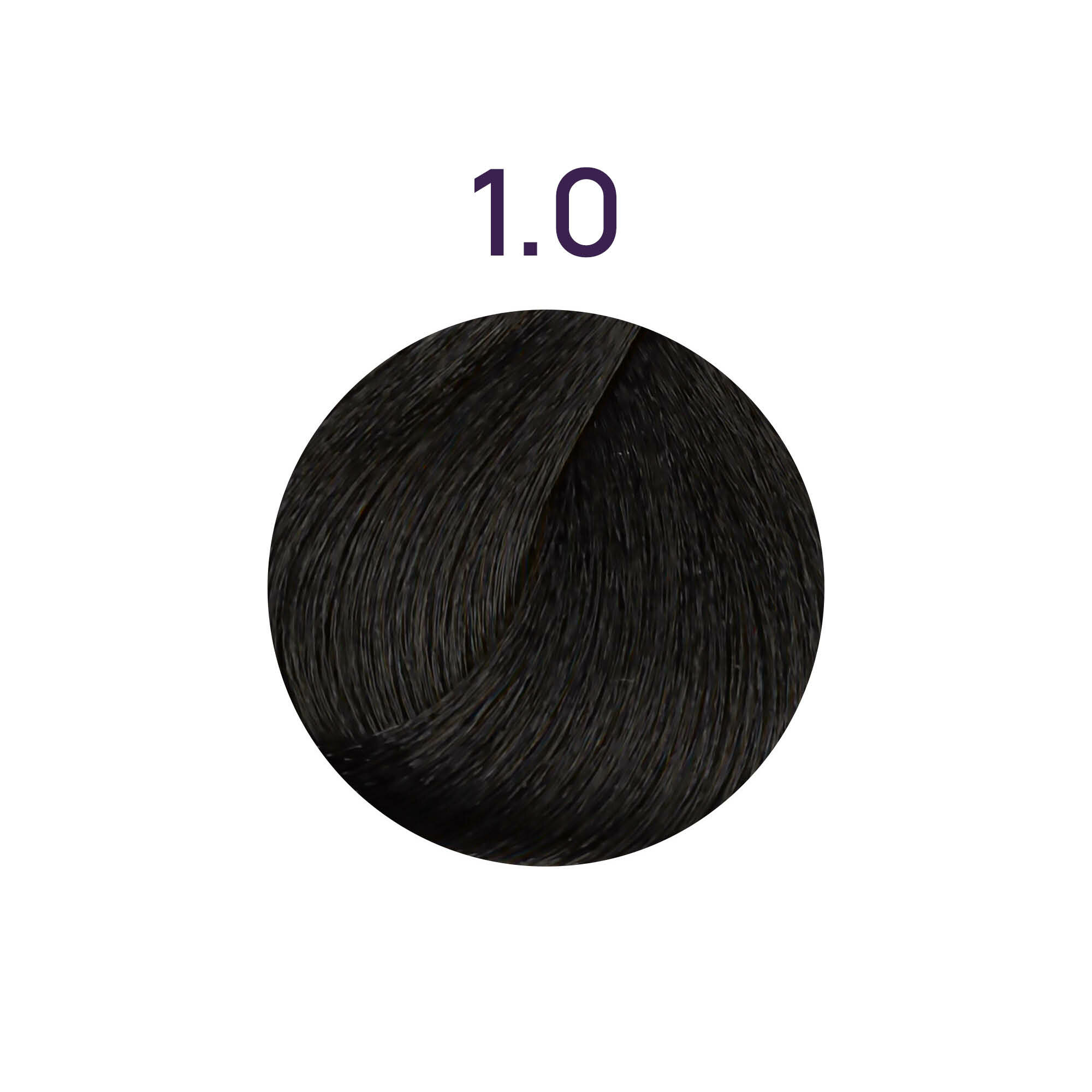 Крем-краска аммиачная 1.0 черный Life Color Plus Farmavita 100 мл